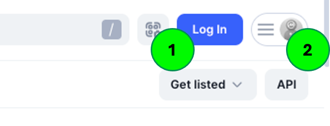 How to Access Your Account Information (Website) – CoinMarketCap