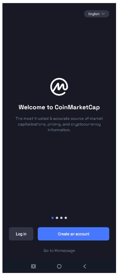 How to Register for a CoinMarketCap Account (Mobile App) – CoinMarketCap