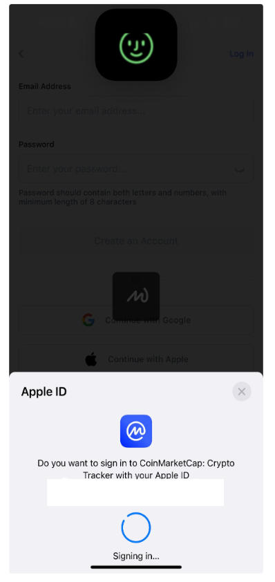 How to Register for a CoinMarketCap Account (Mobile App) – CoinMarketCap